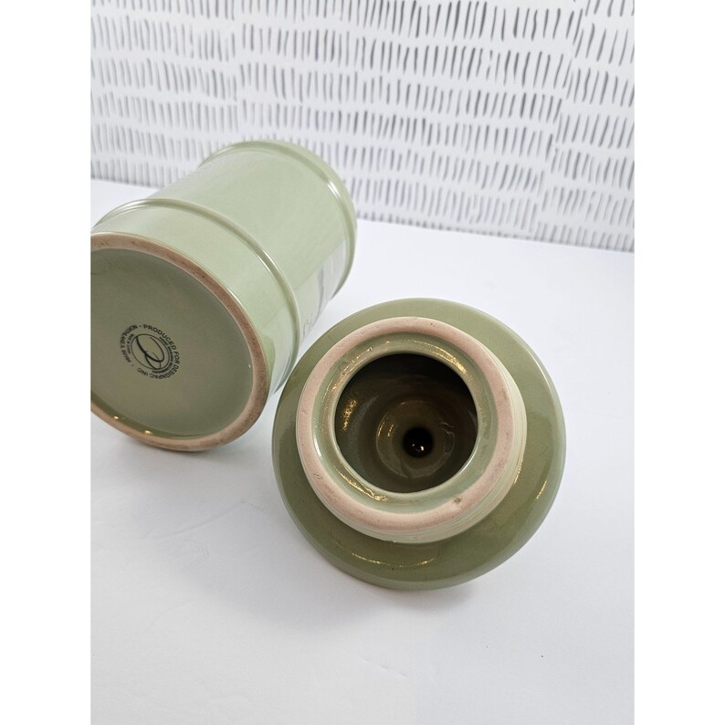 Designpac Sage Green Ceramic Apothecary Canister la Ville De Paris ...