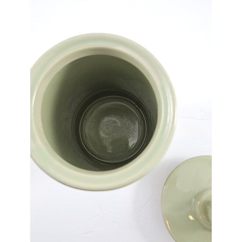 Designpac Sage Green Ceramic Apothecary Canister la Ville De Paris ...