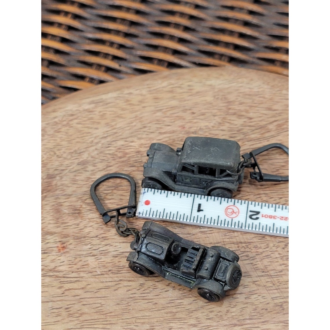 Lot of 2 Vintage Car Die Cast Key Chains - Etsy