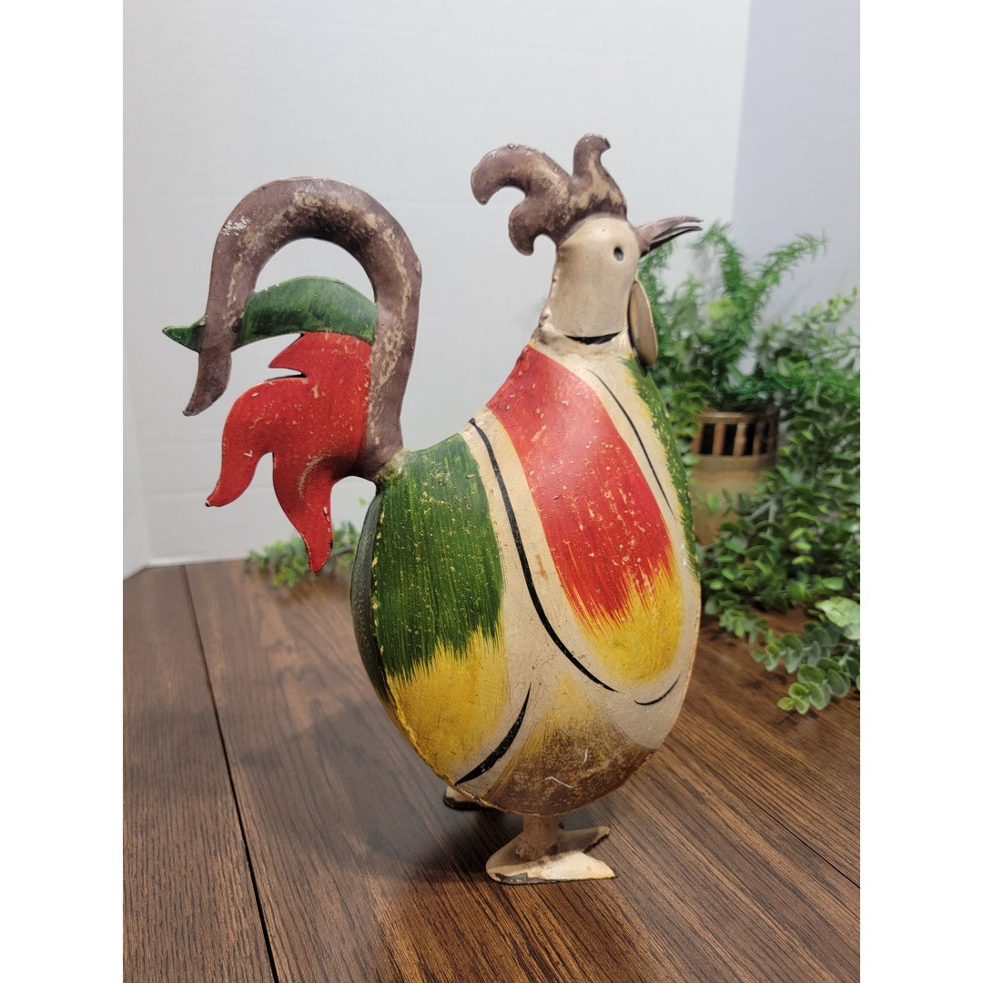 Metal Forge Work Chicken Figure - Etsy