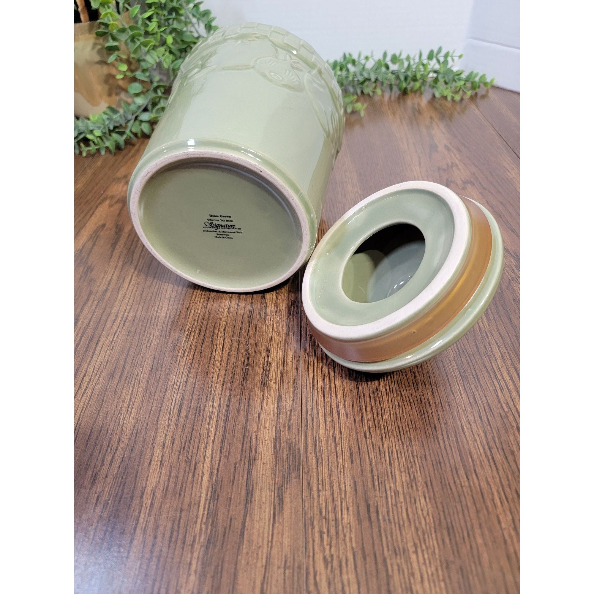 Home Grown Riviera Van Beers Signature Housewares Canister - Etsy