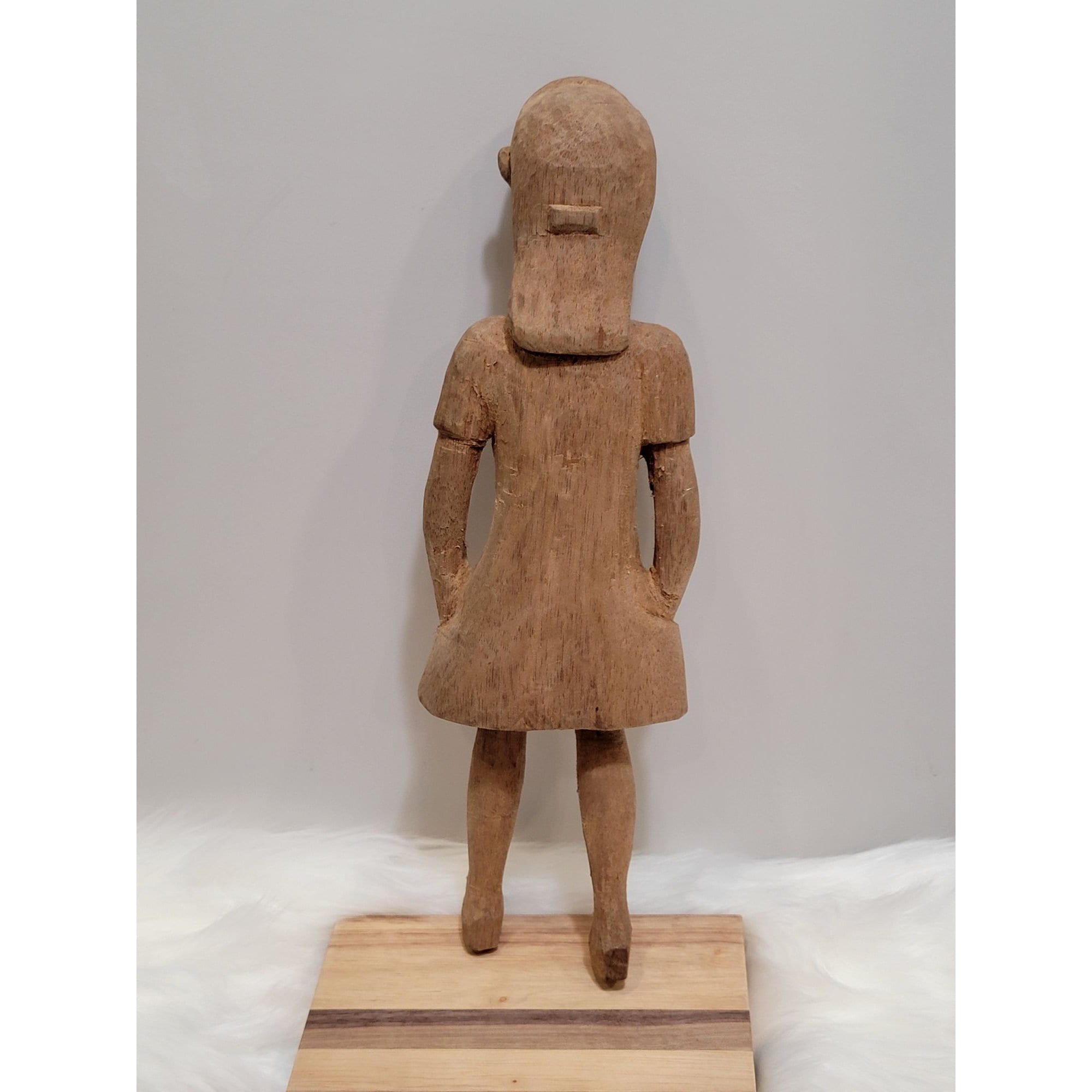 Antique Hand Carved Wooden Doll - Etsy