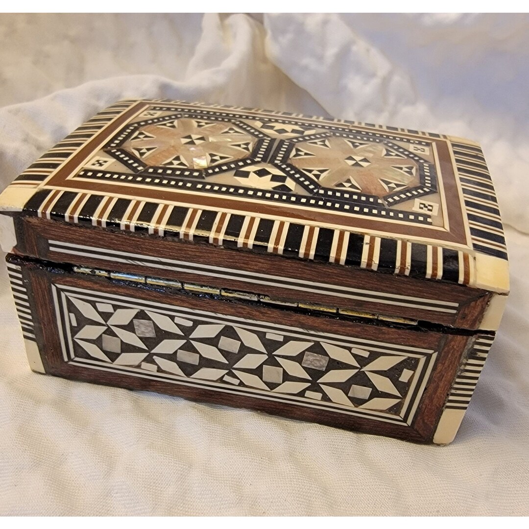 Mother of Pearl Trinket Box - Etsy