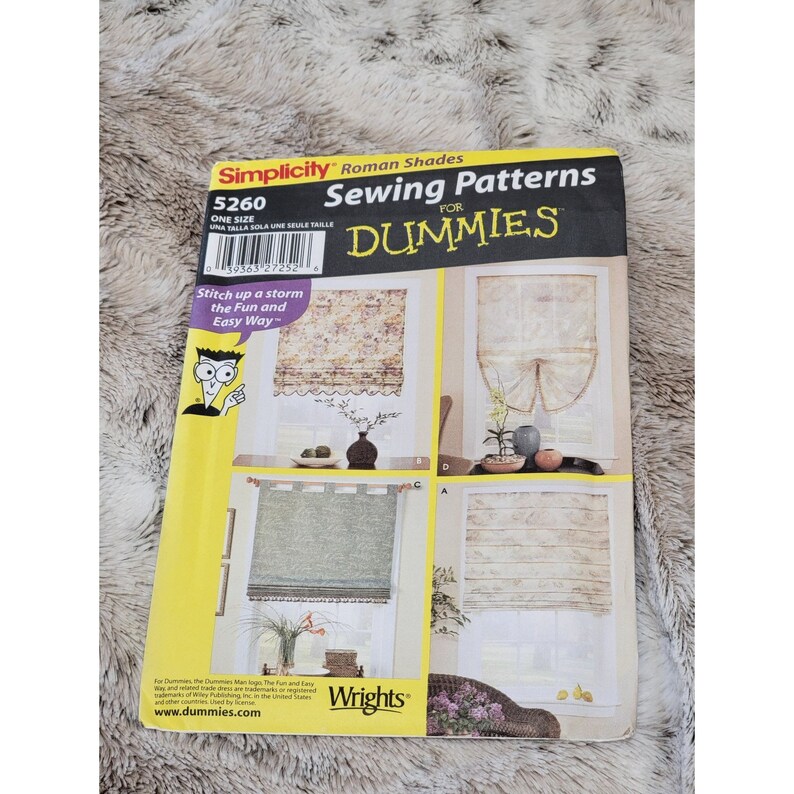 Simplicity Sewing Patterns for Dummies, Lot of 3, 5260, 4169, 4181 - Etsy
