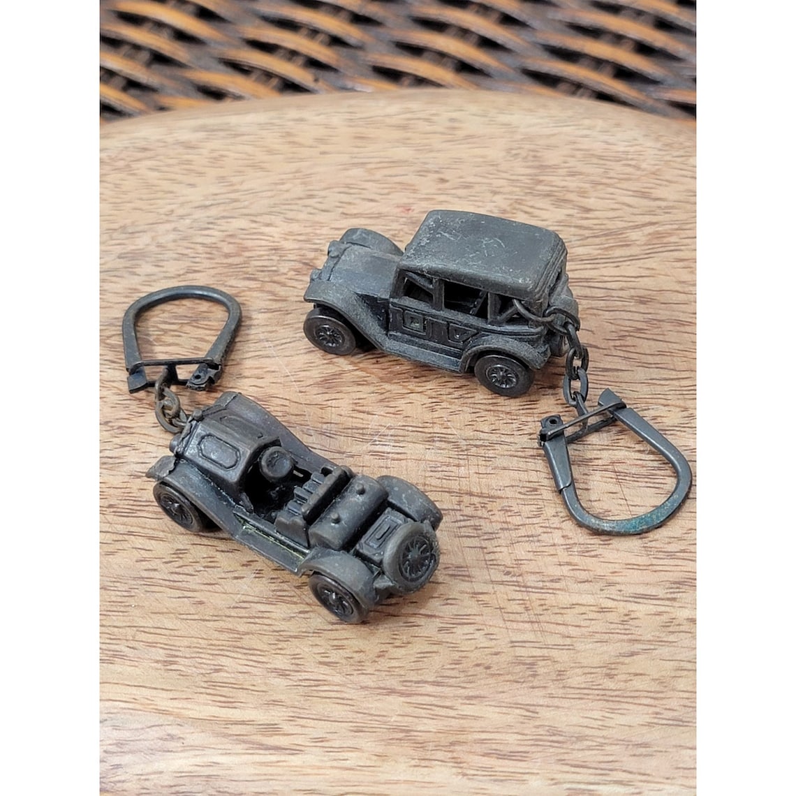 Lot of 2 Vintage Car Die Cast Key Chains - Etsy