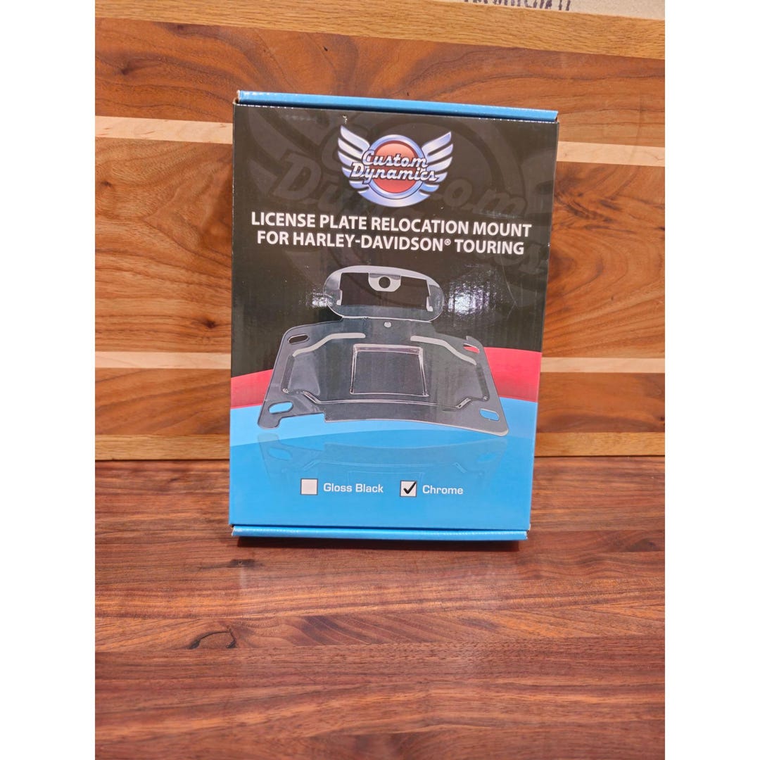Custom Dynamics License Plate Relocation Mount for Harley Davidson ...