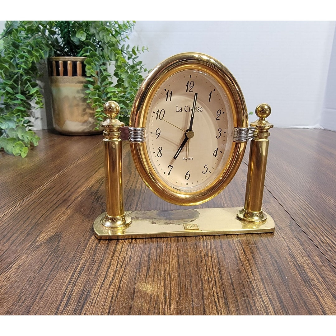 Lacross Quartz Mantel Clock - Etsy