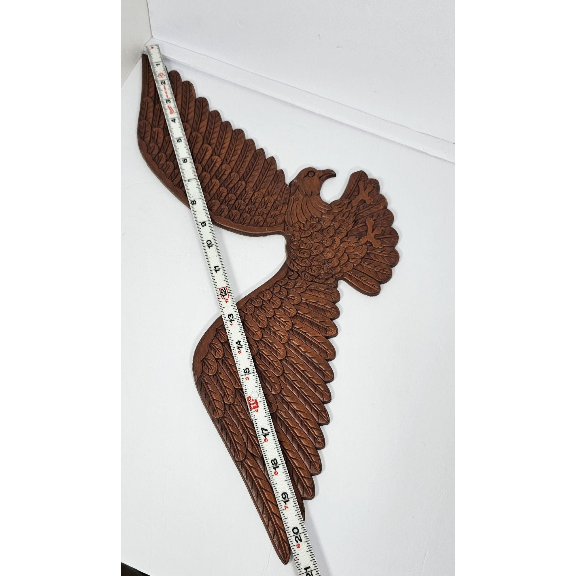Vintage Carved Soaring Eagle Wall Hanging - Etsy
