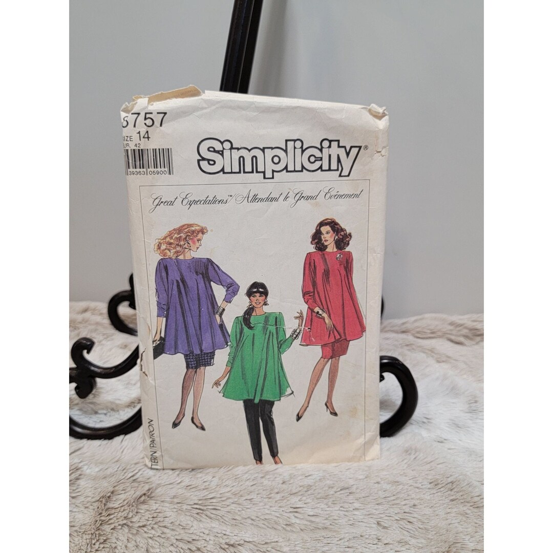 Vintage Simplicity, Maternity, Pattern # 8757 - Etsy