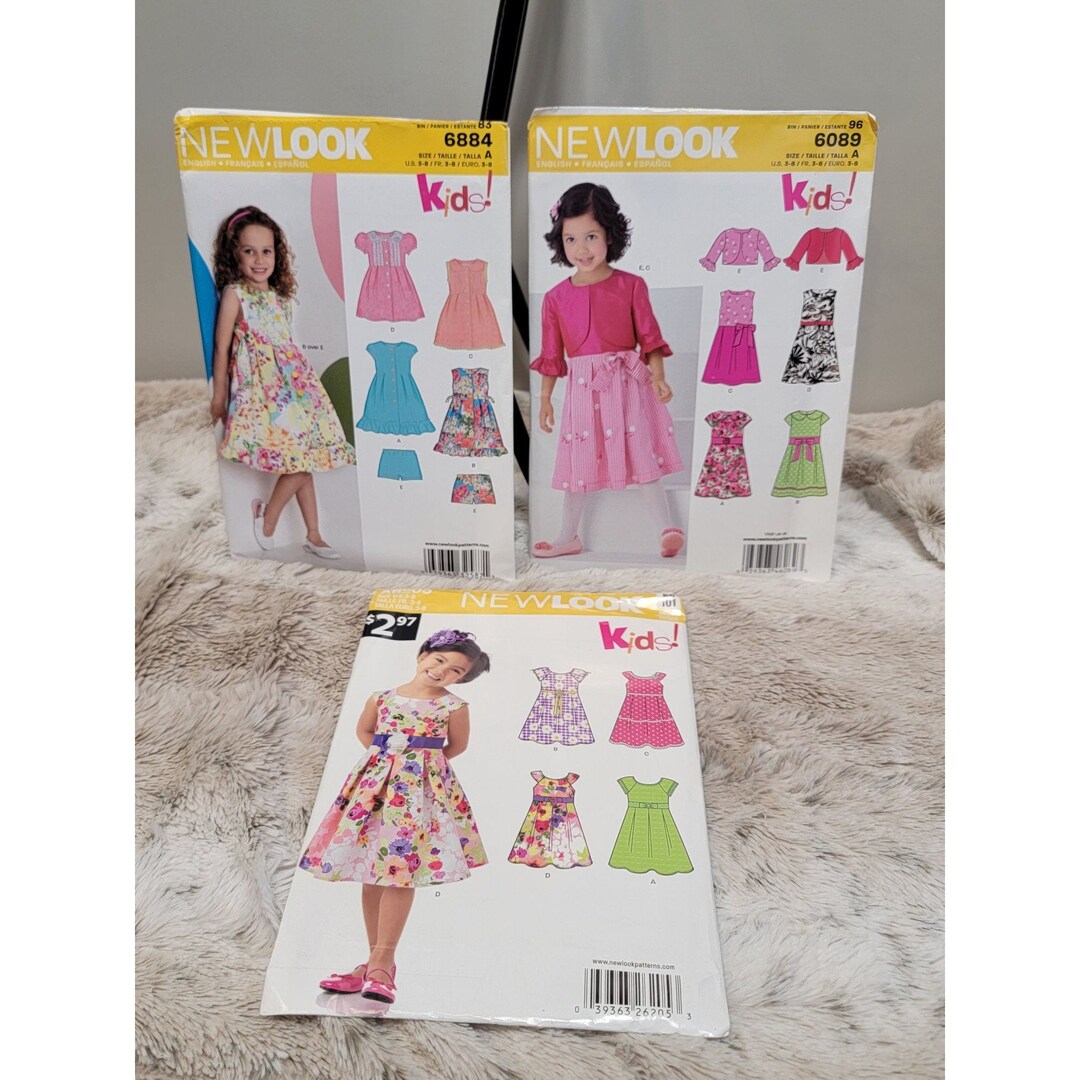 New Look Kidz Home Sewing Pattern, Children's Clothes, Pattern # 6884 ...