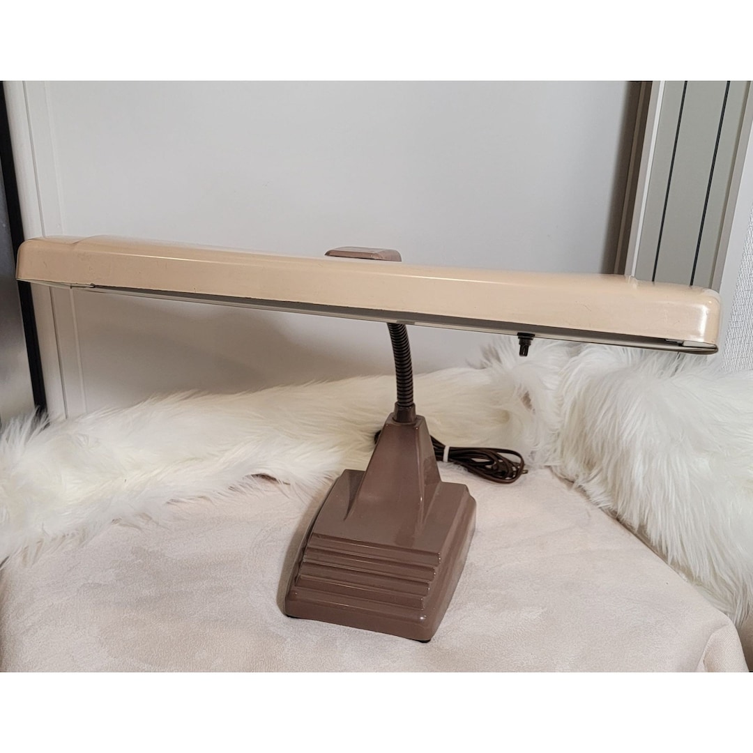 1960's Desk Lamp, Adjustable Gooseneck Fluorescent Desk Lamp - Etsy