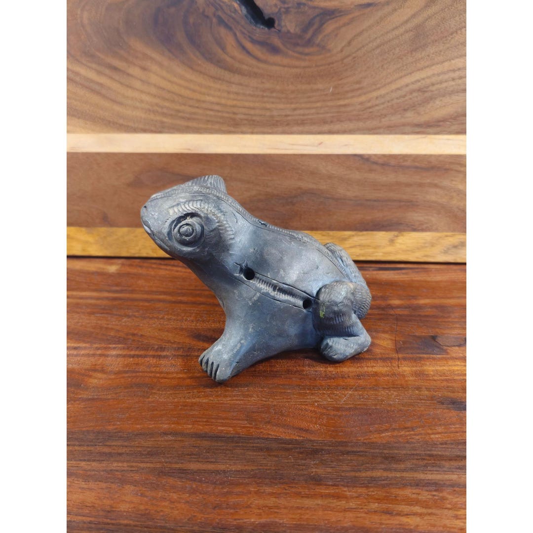 Vintage OCARINA Flute Whistle Folk Art Ceramic Pottery Frog - Etsy