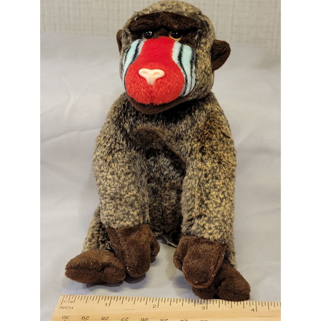 TY Beanie Baby “cheeks” the Baboon With Rainbow Coloured Bum! (6 Inch ...