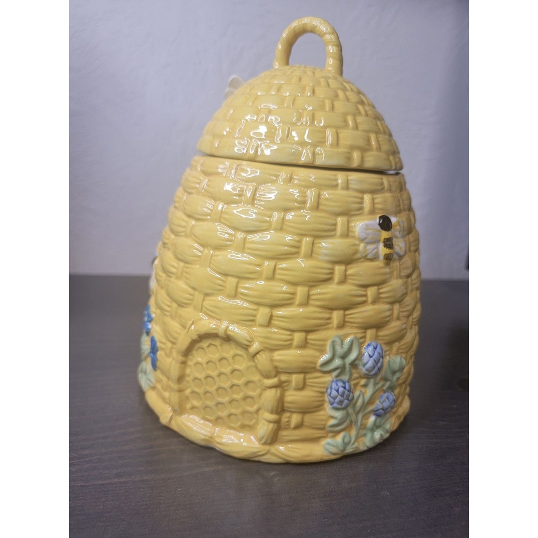 Vintage Beehive Cookie Jar Canister - Etsy