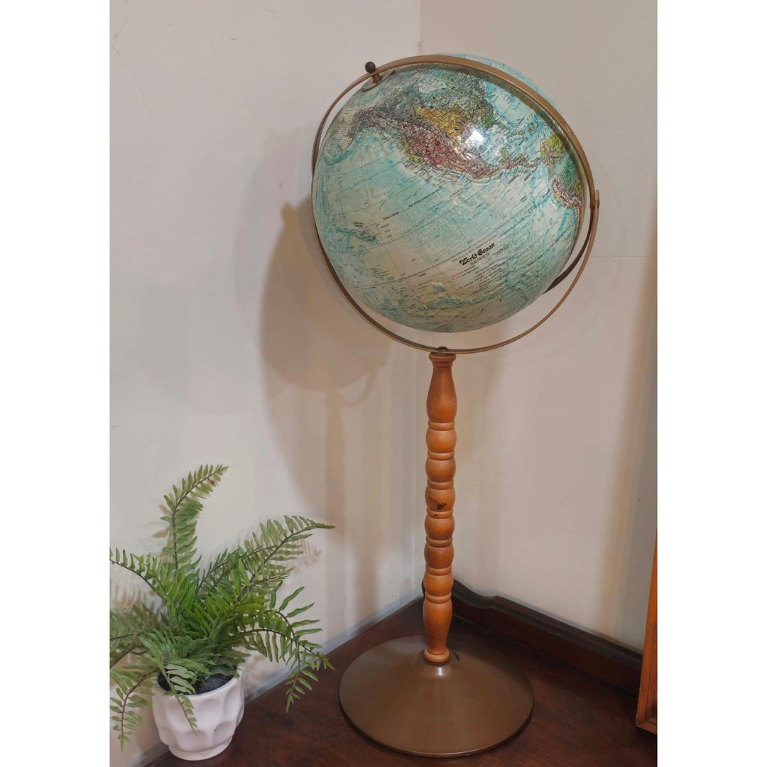 Vintage Replogle 12-inch Diameter World Ocean Series Edition ...