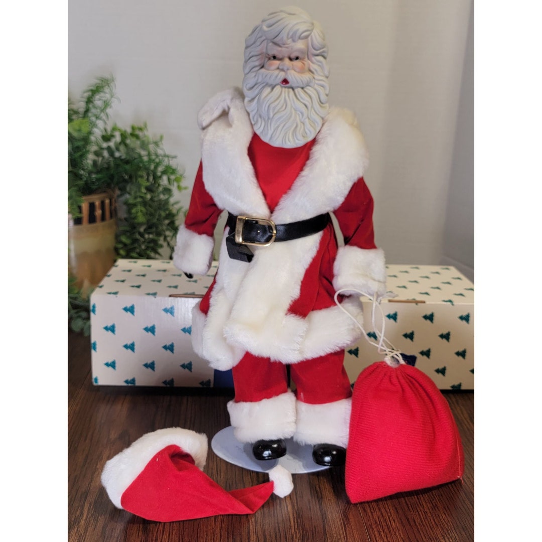 Vintage Porcelain Santa Clause St. Nicholas, Standing - Etsy