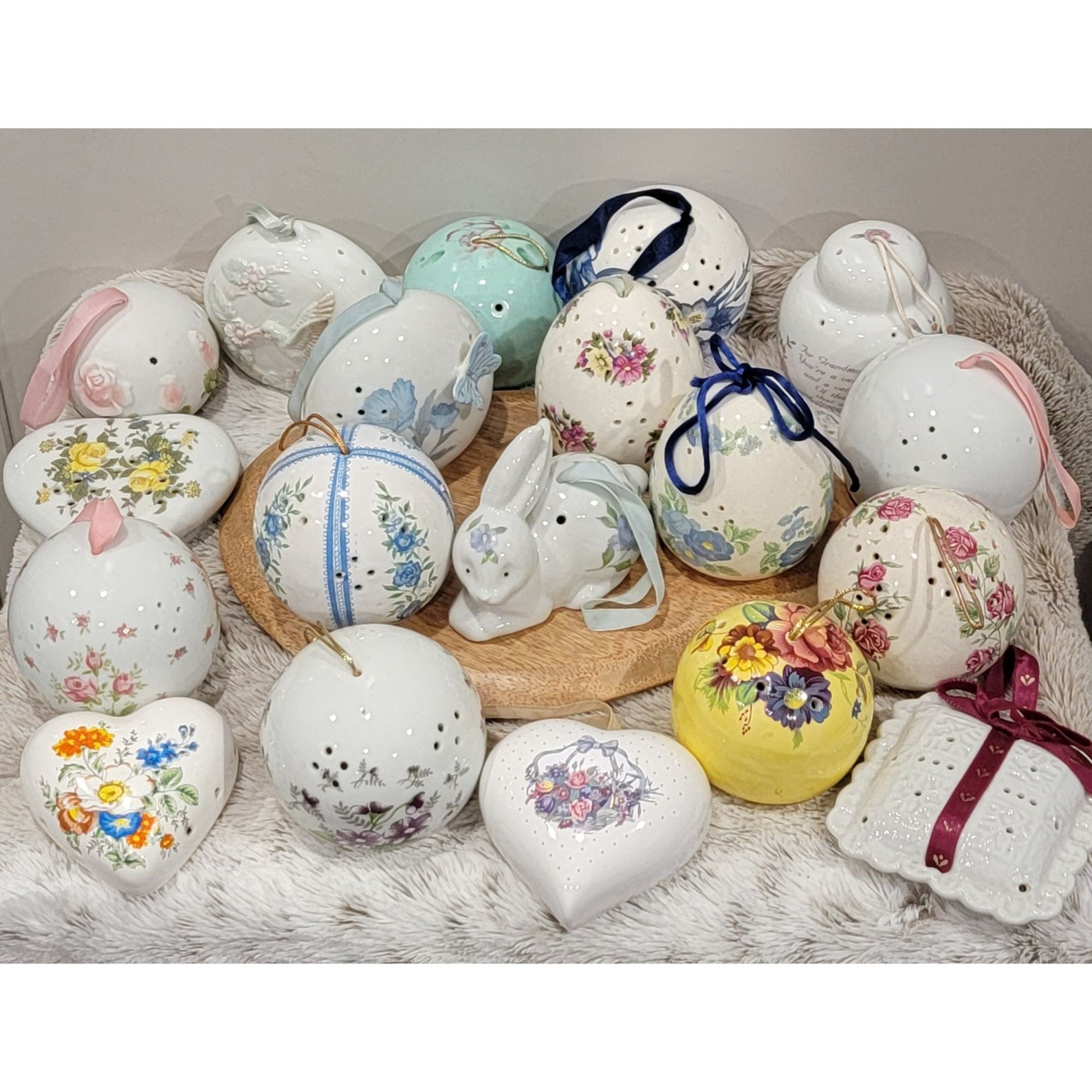 Vintage Porcelain Pomander Ball - Etsy