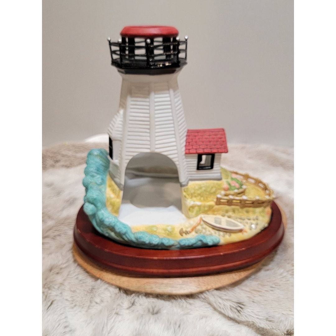 Vintage Plymouth Light Lighthouse Candle Holder by Partylite - Etsy
