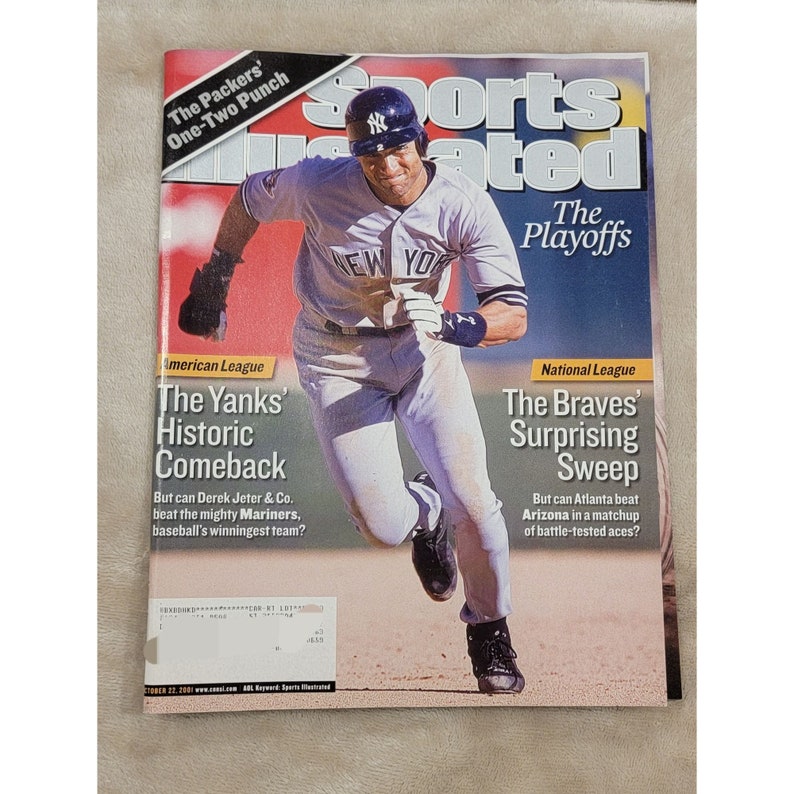 Sports Illustrated, 2001 October 22, Yankees Historic Derek Jeter ...