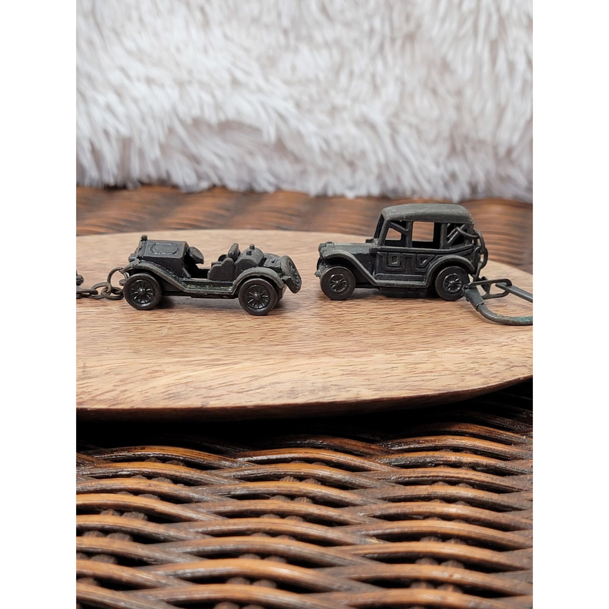 Lot of 2 Vintage Car Die Cast Key Chains - Etsy