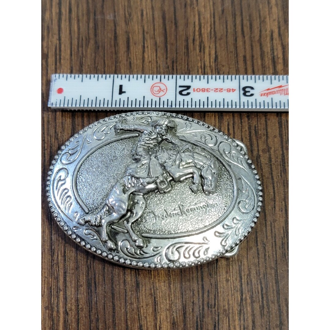 Frederic Remington the Bronco Buster Vintage Belt Buckle (#01a) - Etsy