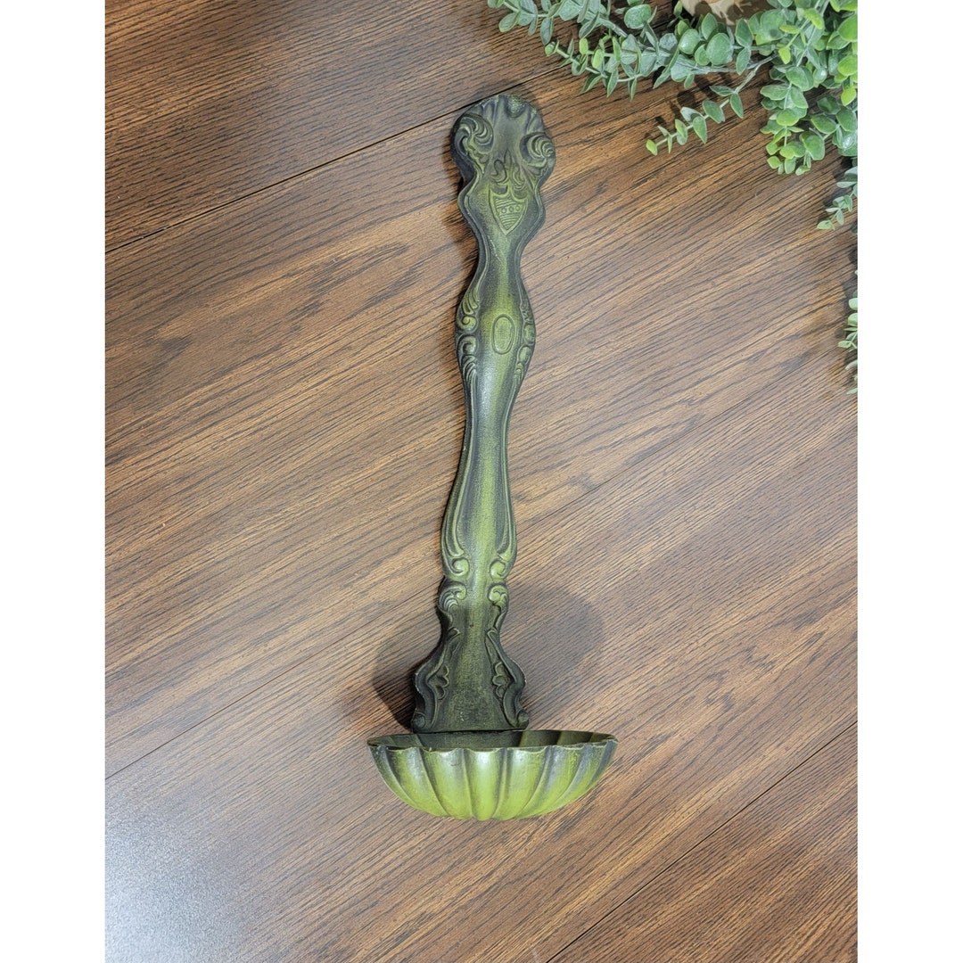 1960s Vintage Homco 17.5" Cast Iron Metal Ladle Wall Hanging - Etsy