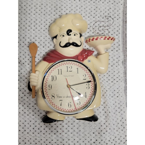 Chef Clock - Etsy