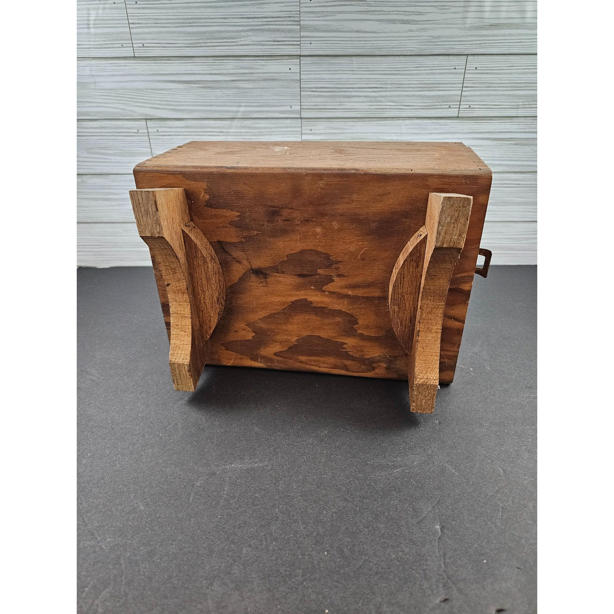 Vintage Wooden Shoe Shine Box - Etsy