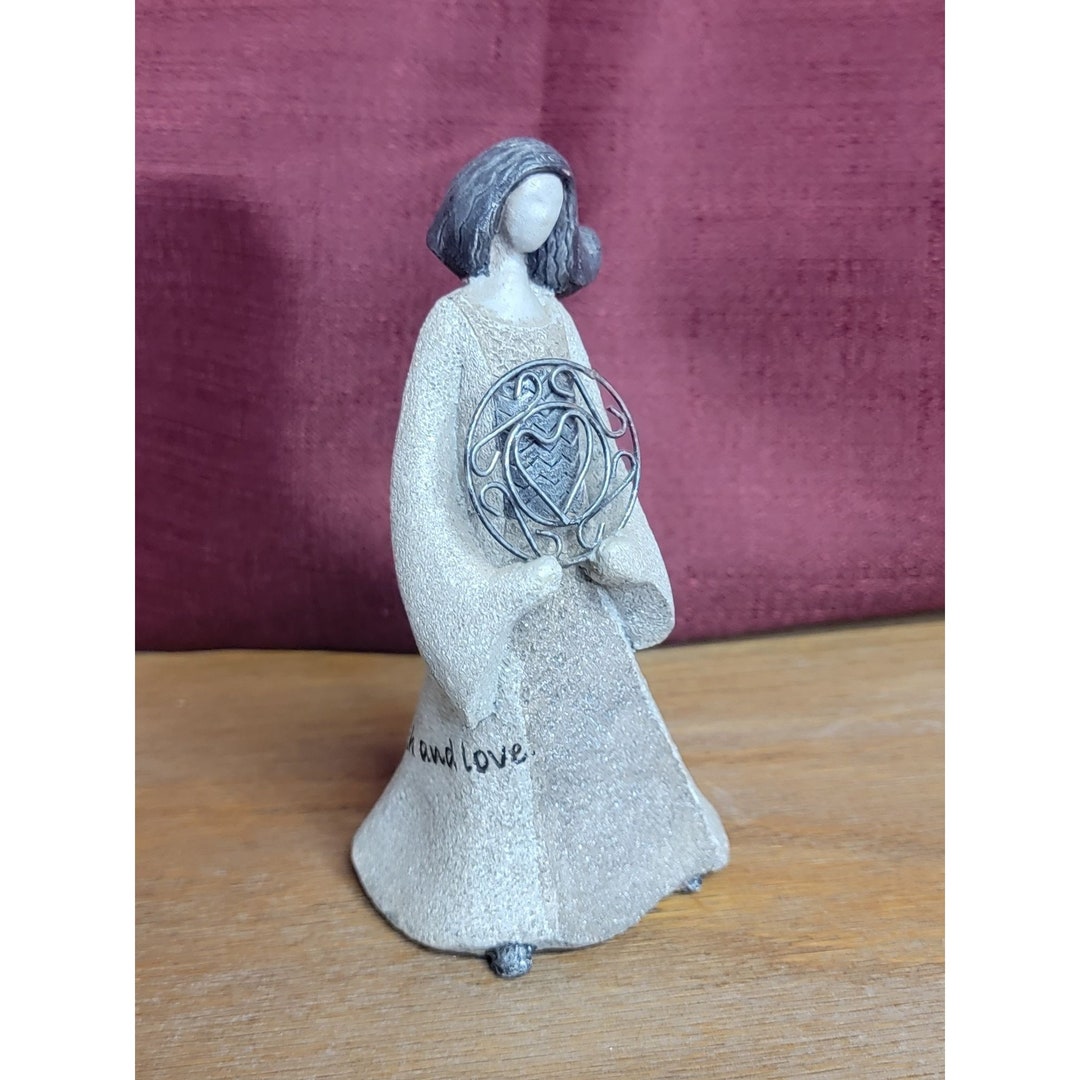 Artstone by Carson, Angel Figurine, "family" - Etsy