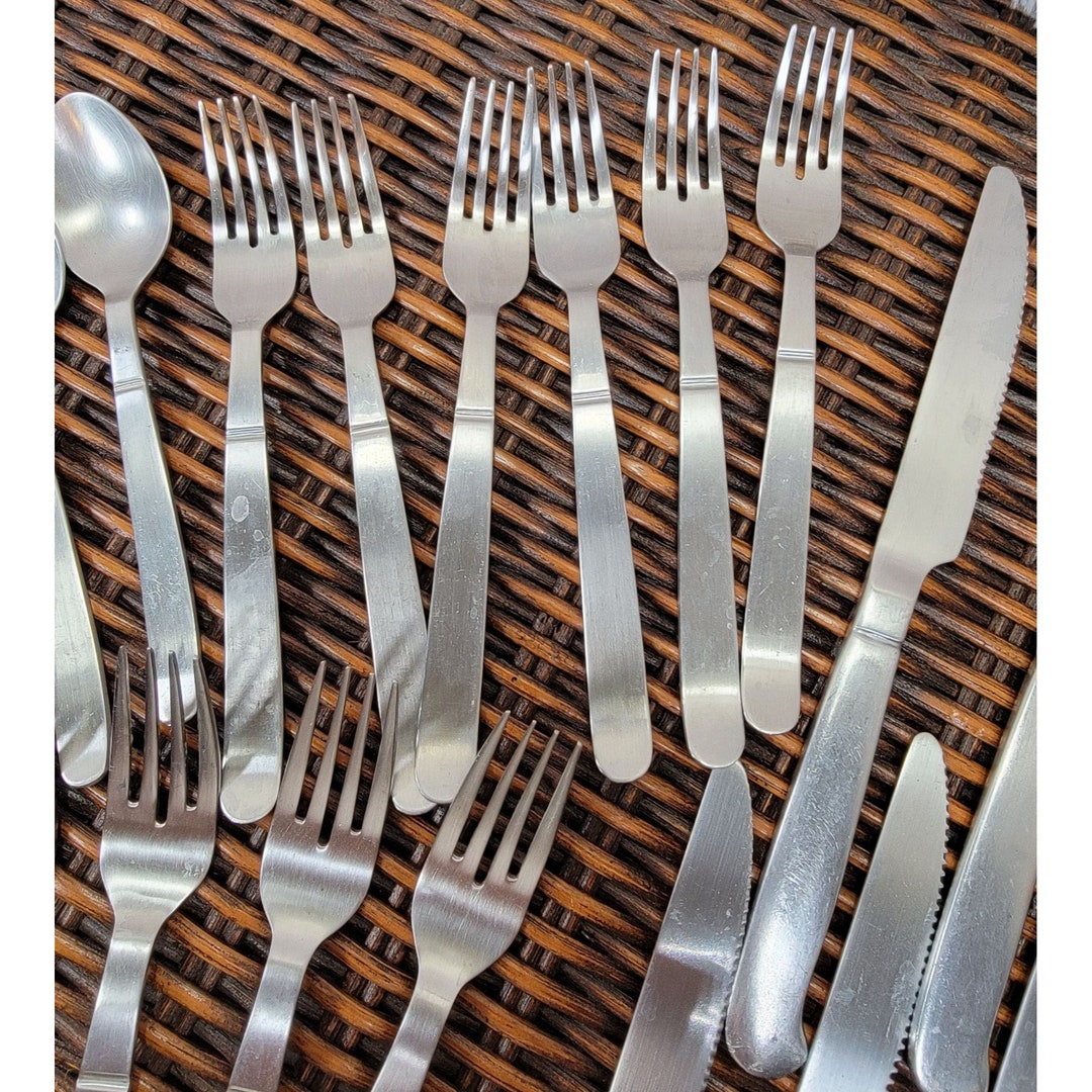 Hampton Silversmiths Flatware Set, Service for 6, Stainless 18/10 - Etsy
