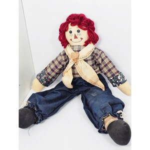 Vintage 18 Raggedy Andy Rag Doll, Made in USA - Etsy
