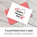 Printable Valentine’s Day Heart Card | Printable Valentine’s Day ...