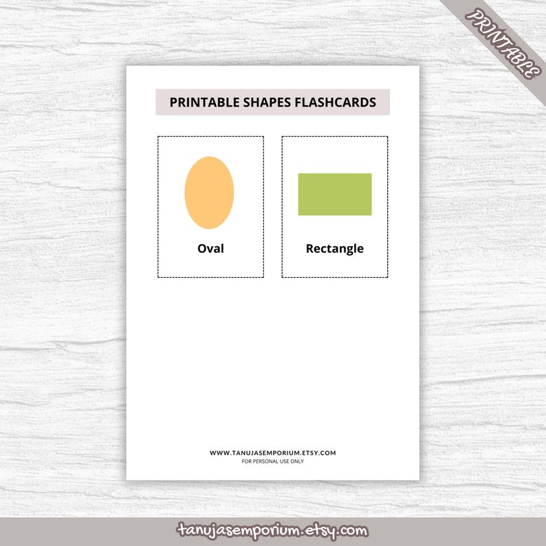 Geometric Shapes Flashcards | Printable Shapes Flashcards | 2D Shapes ...