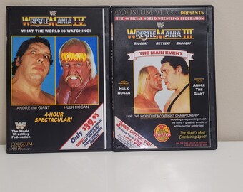 Wwf Wrestlemania Dvd - Etsy