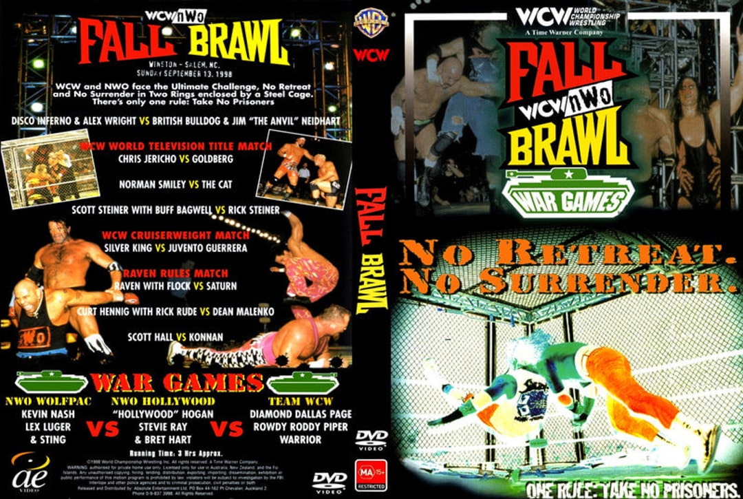 WCW Fall Brawl 98 Dvd - Etsy