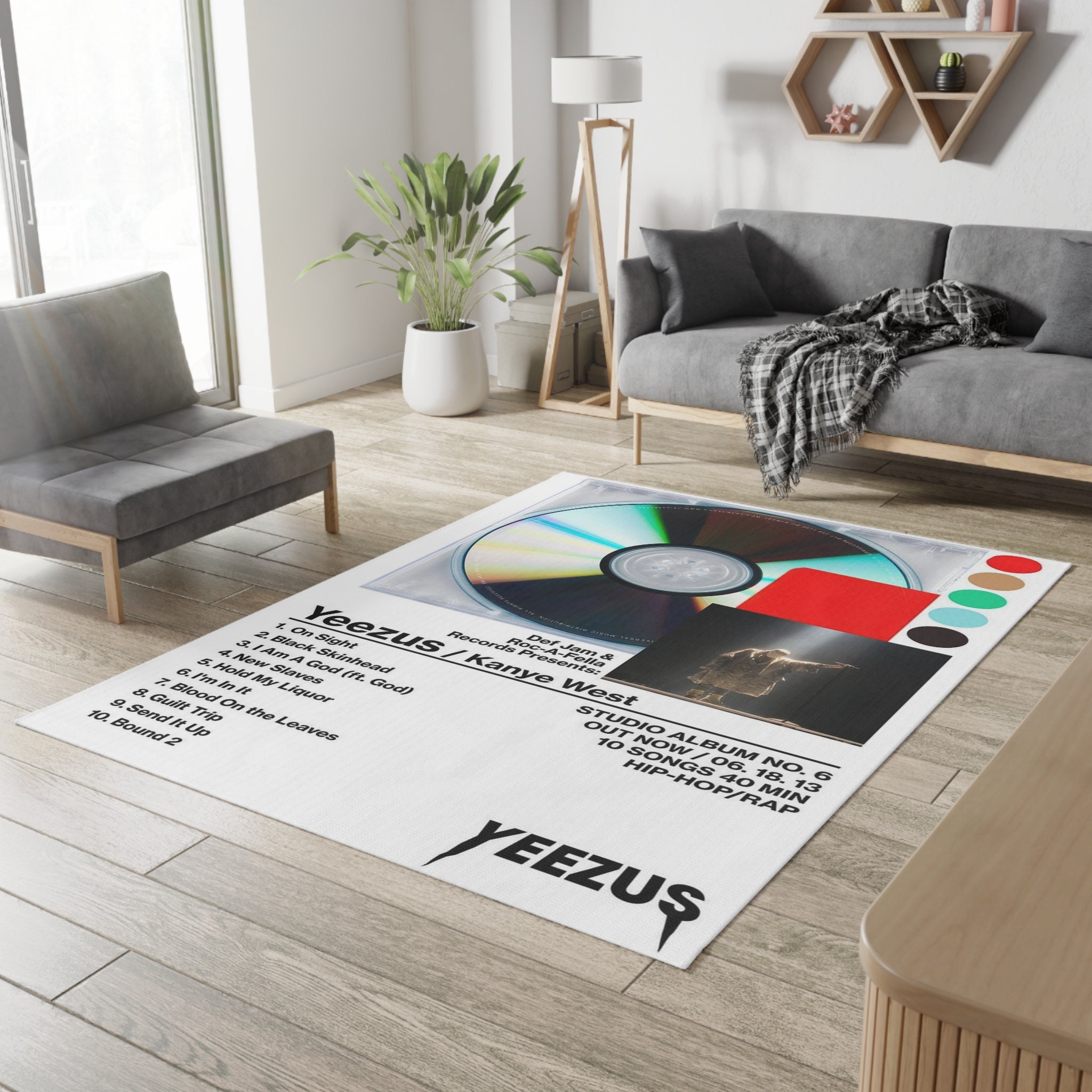Kanye West Yeezus Album Room Rug Etsy