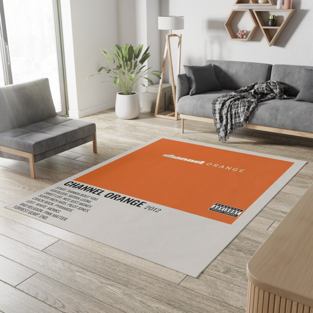 Frank Ocean channel Orange Album Rug - Etsy