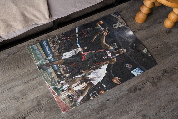 Dwayne Wade Lebron James Alley Oop Room Rug - Etsy