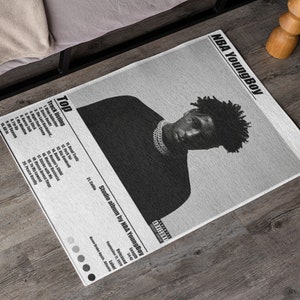 NBA Youngboy top Album Cover Track List Room Rug - Etsy
