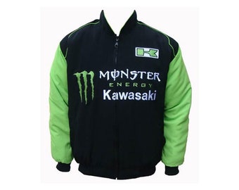 Kawasaki Green Jacket - Etsy
