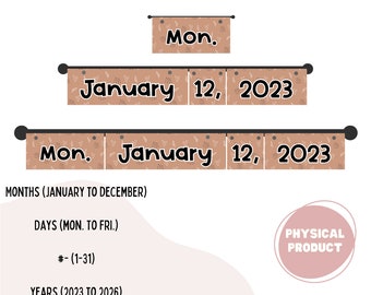 Perpetual Flip Calendar Printable - Etsy