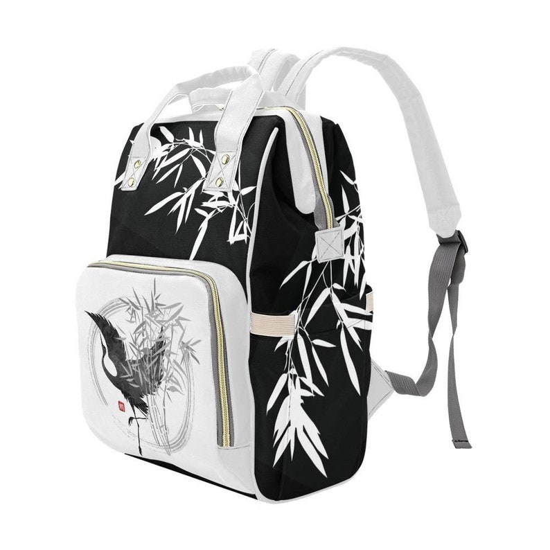 Crane & Bamboo Backpack/diaper Bag - Multiple Pockets and Compartments ...