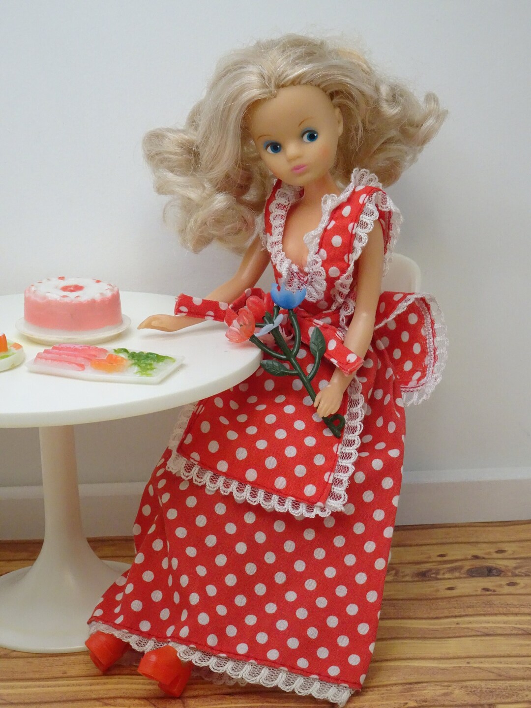 Complete Mary Quant Daisy 'picnic Party' 65237. 4 Pieces: Pinafore ...