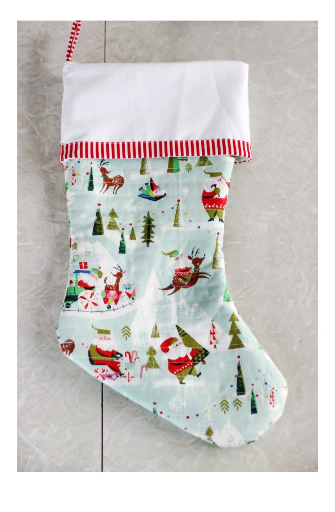 Christmas Stocking Sewing Pattern - Etsy