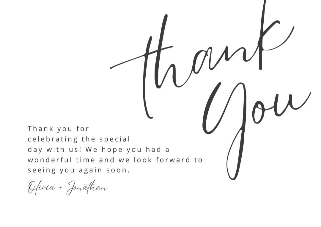 Thank You Cards Digital Download Editable PDF - Etsy