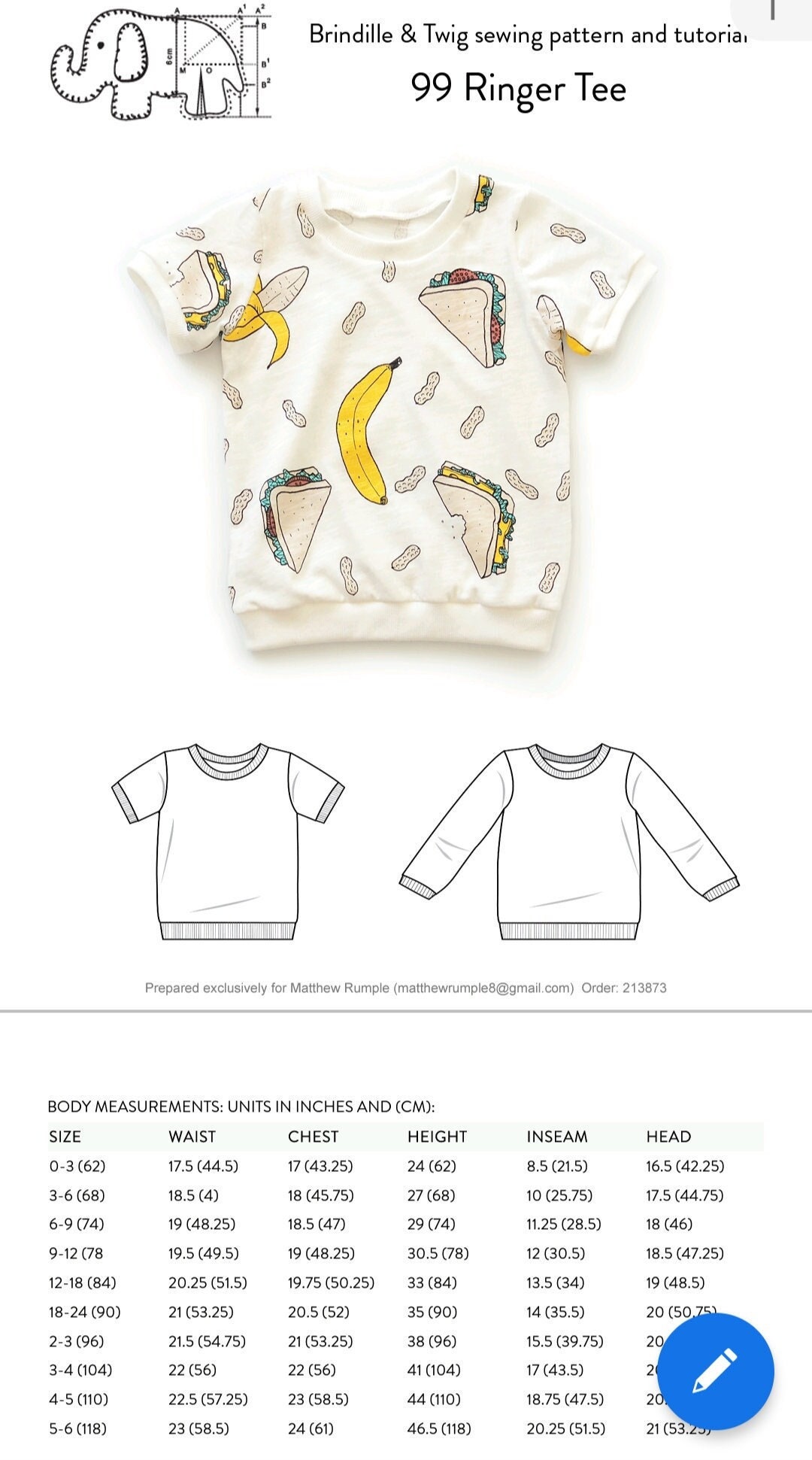 Child Tee Shirt and Wrap Around Dress Sewing Pattern. Bonus Teddy Bear ...