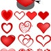 Heart Vector Graphic SVG Bundle. - Etsy