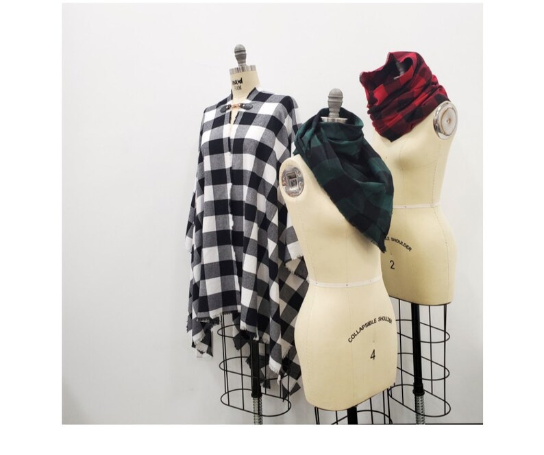 Flannel Scarf 3 Ways Sewing Pattern - Etsy