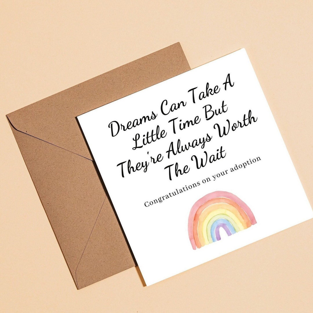 Adoption Card - Congratulations on Your Adoption | Adoption Card ...