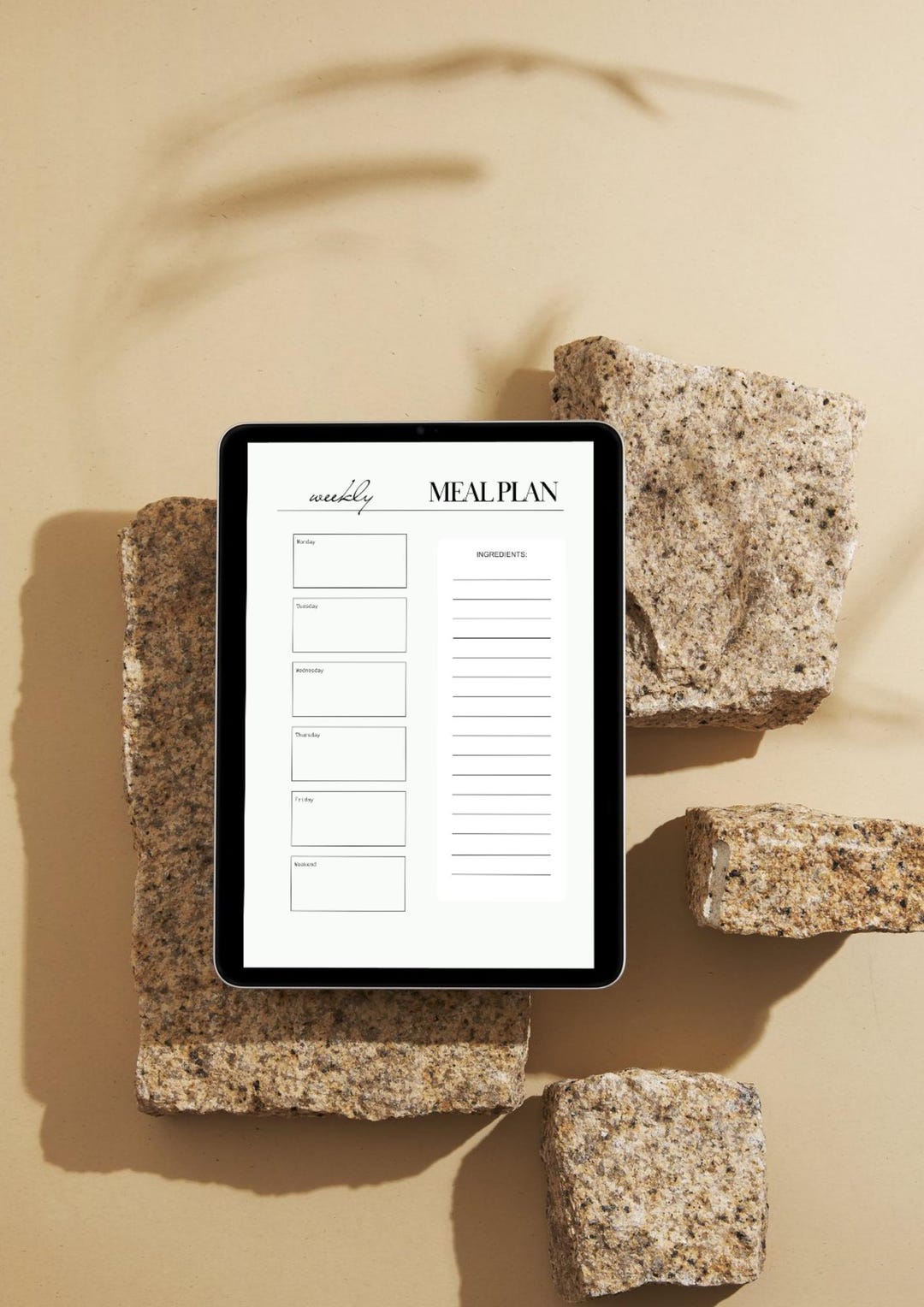 Digital Weekly Meal Planners Trio | Meal Prep Organiser | Printable ...
